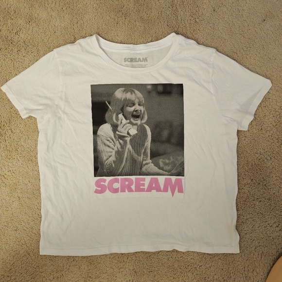 scream miramax | Tops | Y2k Scream Movie Poster Graphic Tshirt | Poshmark